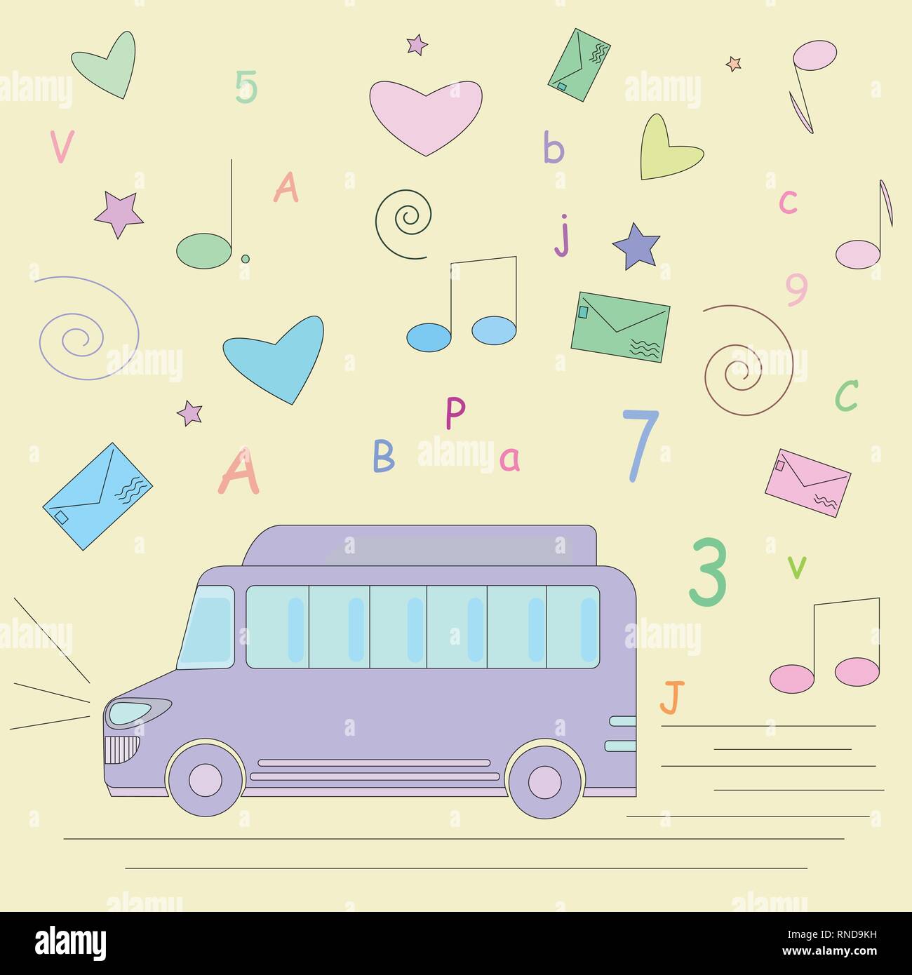 Bus writing hi-res stock photography and images - Alamy