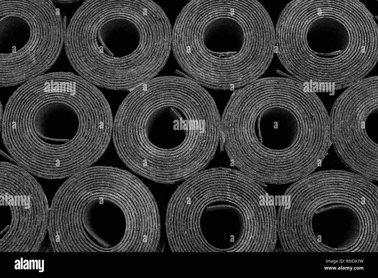 Bituminous roofing felt Black and White Stock Photos & Images - Alamy