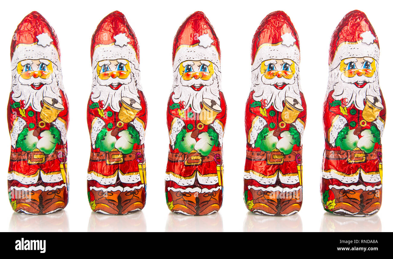 Chocolate santa hi-res stock photography and images - Alamy