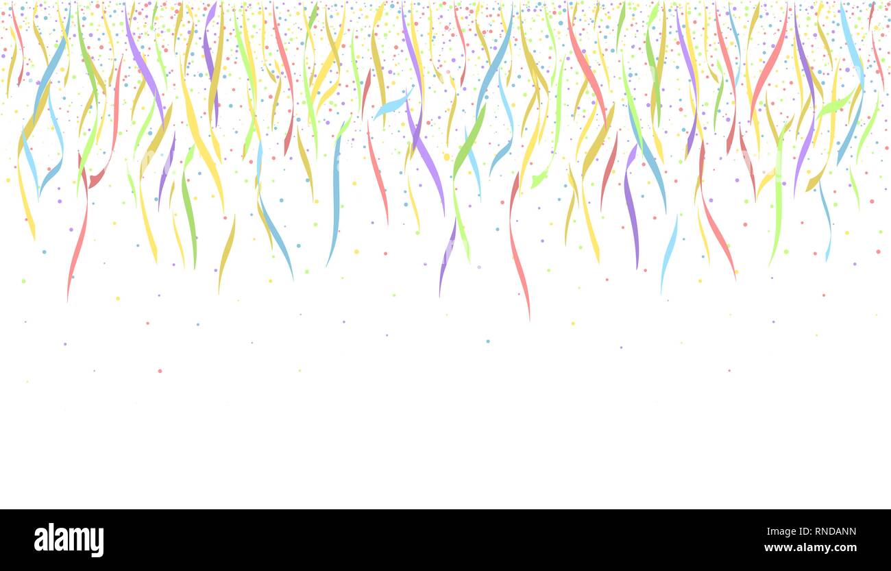 Colorful ribbons festive background. Abstract backdrop with many ...