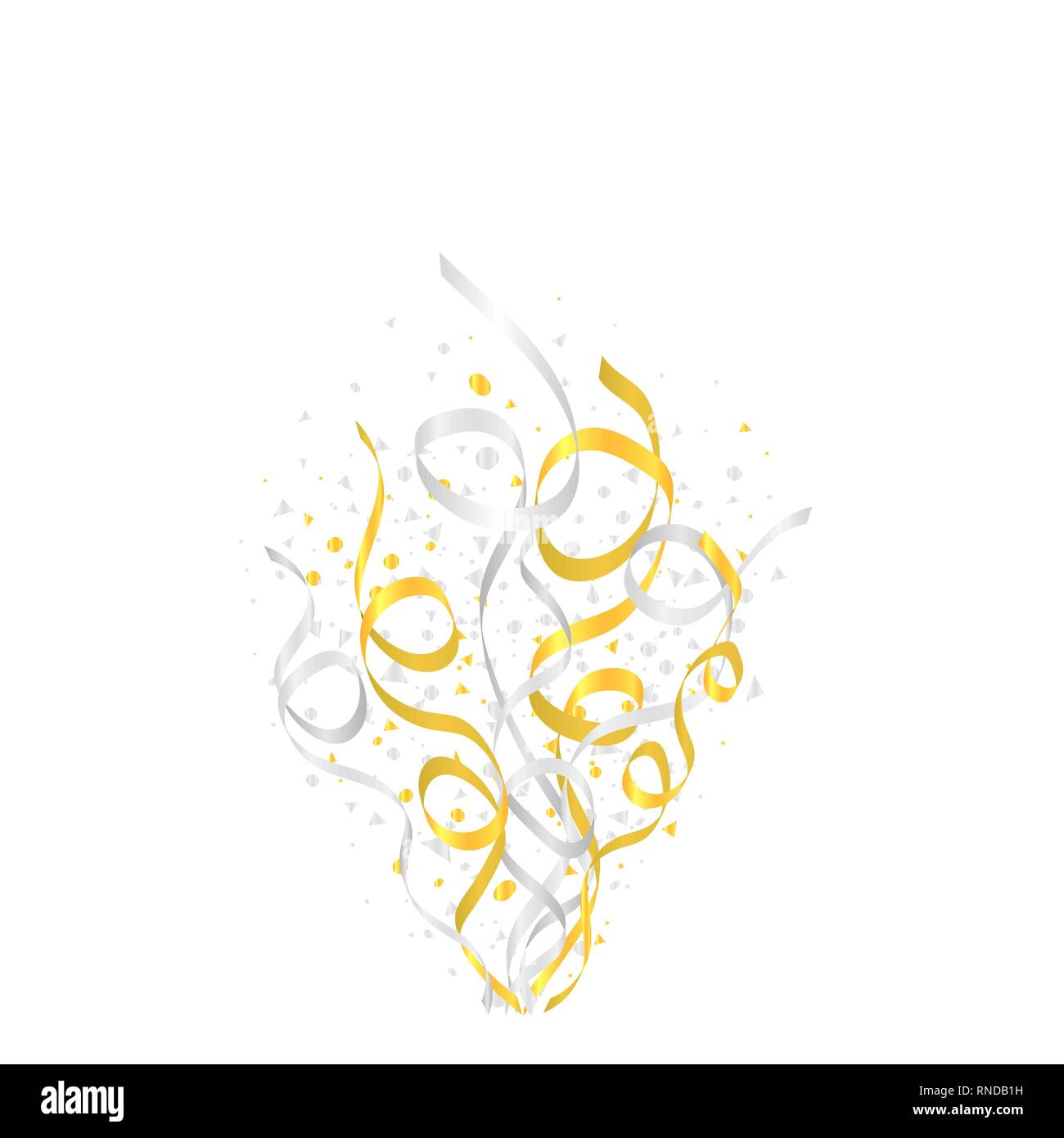 Gold confetti transparent background Cut Out Stock Images & Pictures ...