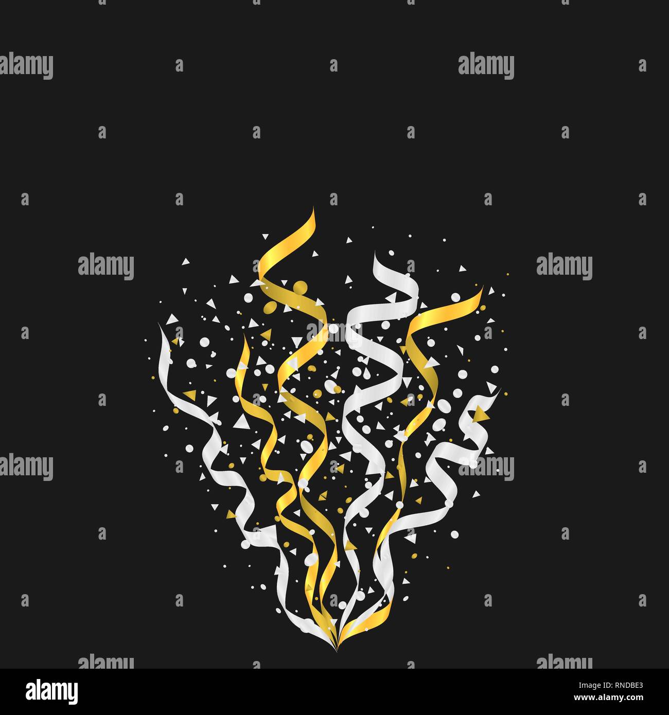 Festive silver decor Stock Vector Images - Alamy