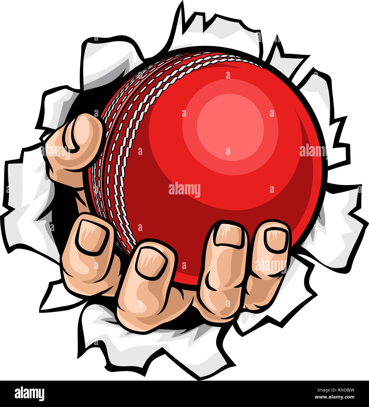 Hand holding cricket ball hi-res stock photography and images - Alamy