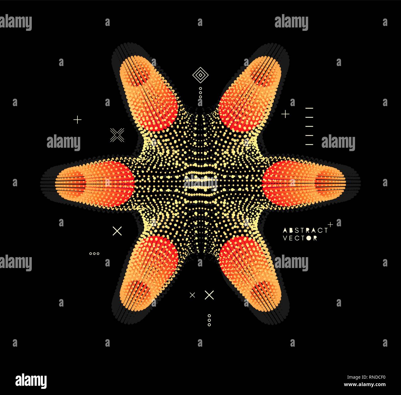 3D connection structure. Futuristic technology style. Abstract design ...