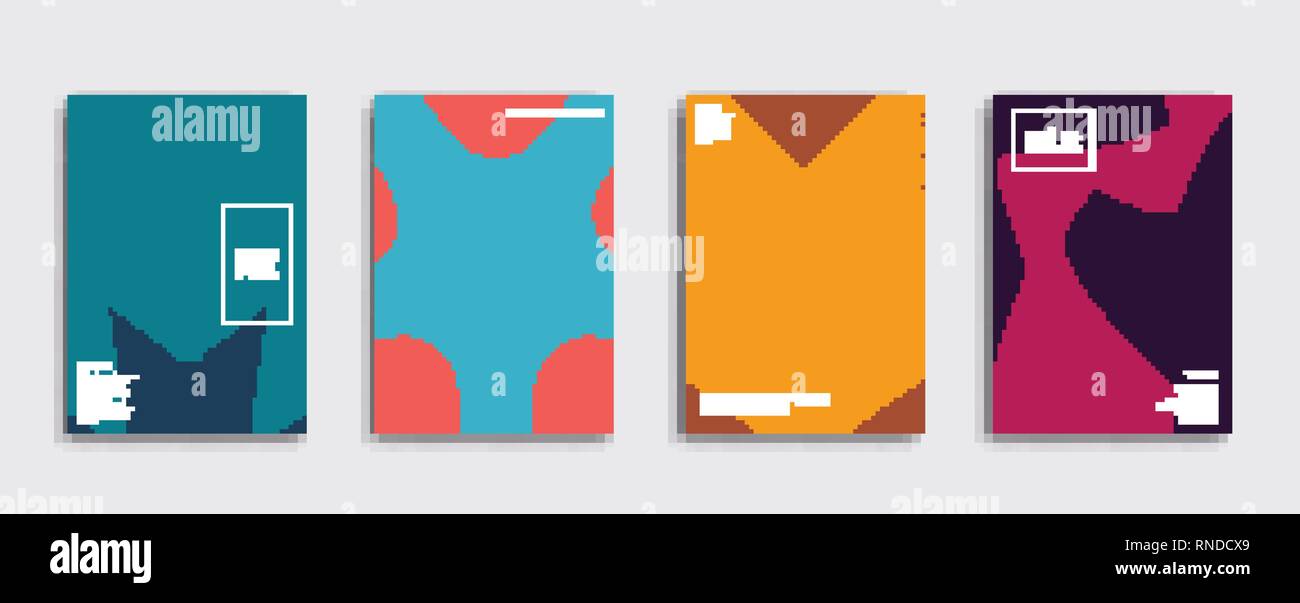 Minimal Vector cover designs. Future Poster template Stock Vector Image ...