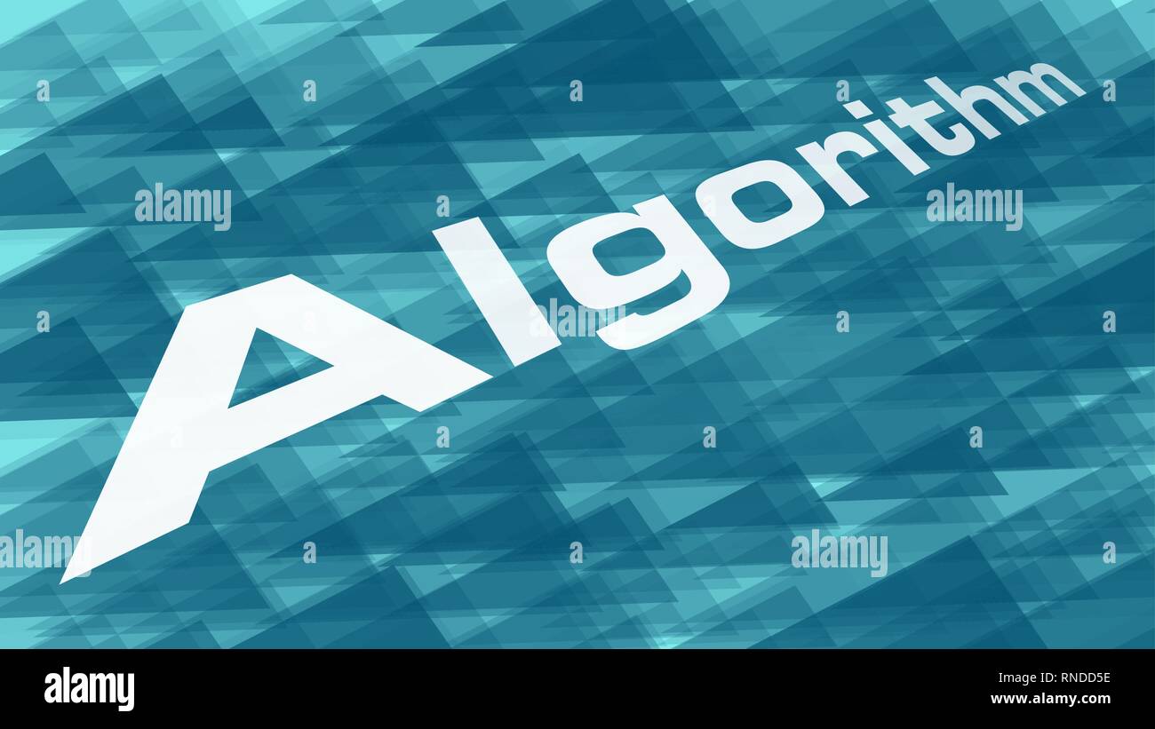 Artificial intelligence algorithms inspiration, triangles chaos abstraction, creative many ...