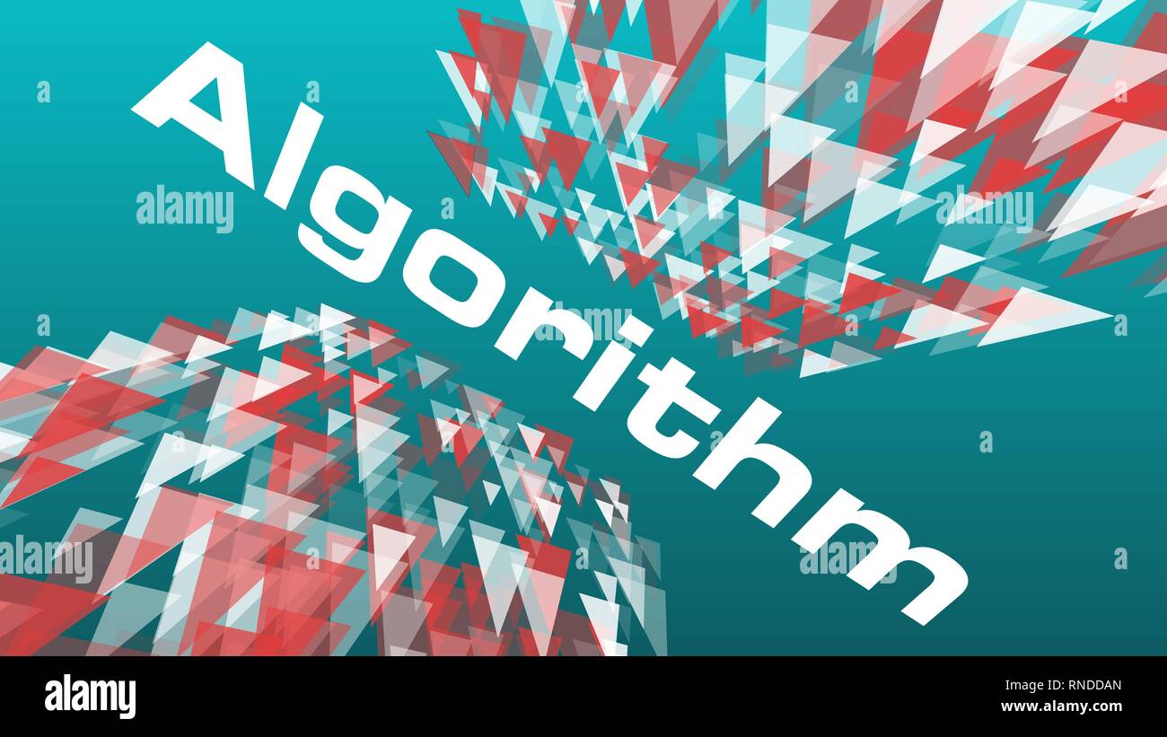 Data Processing Algorithm Abstract Idea Geometrical Triangles Vector