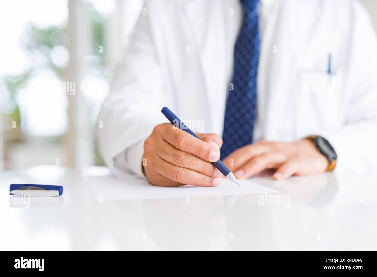 Close up portrait scientist writing hi-res stock photography and images ...