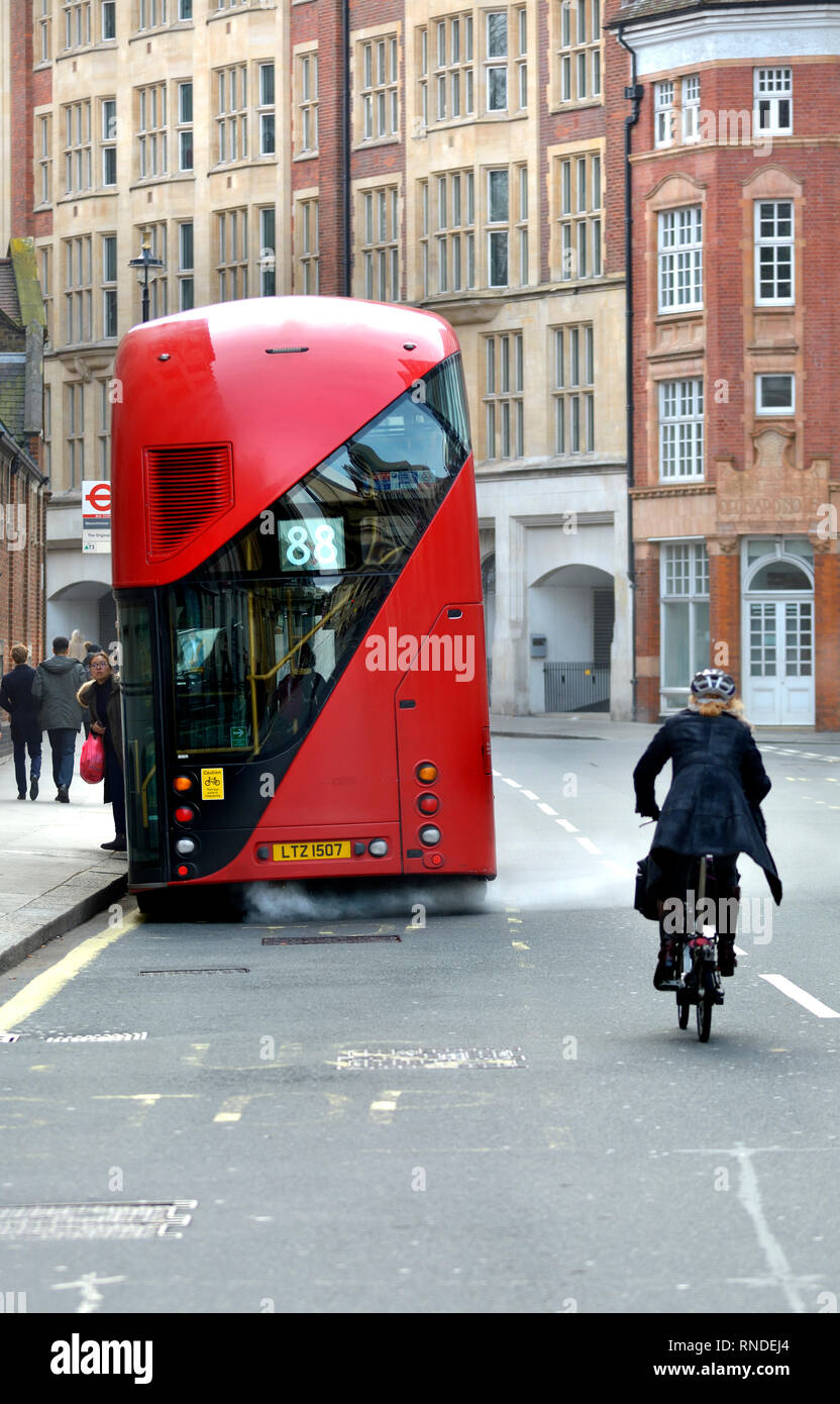 Buses Coming From Exhaust