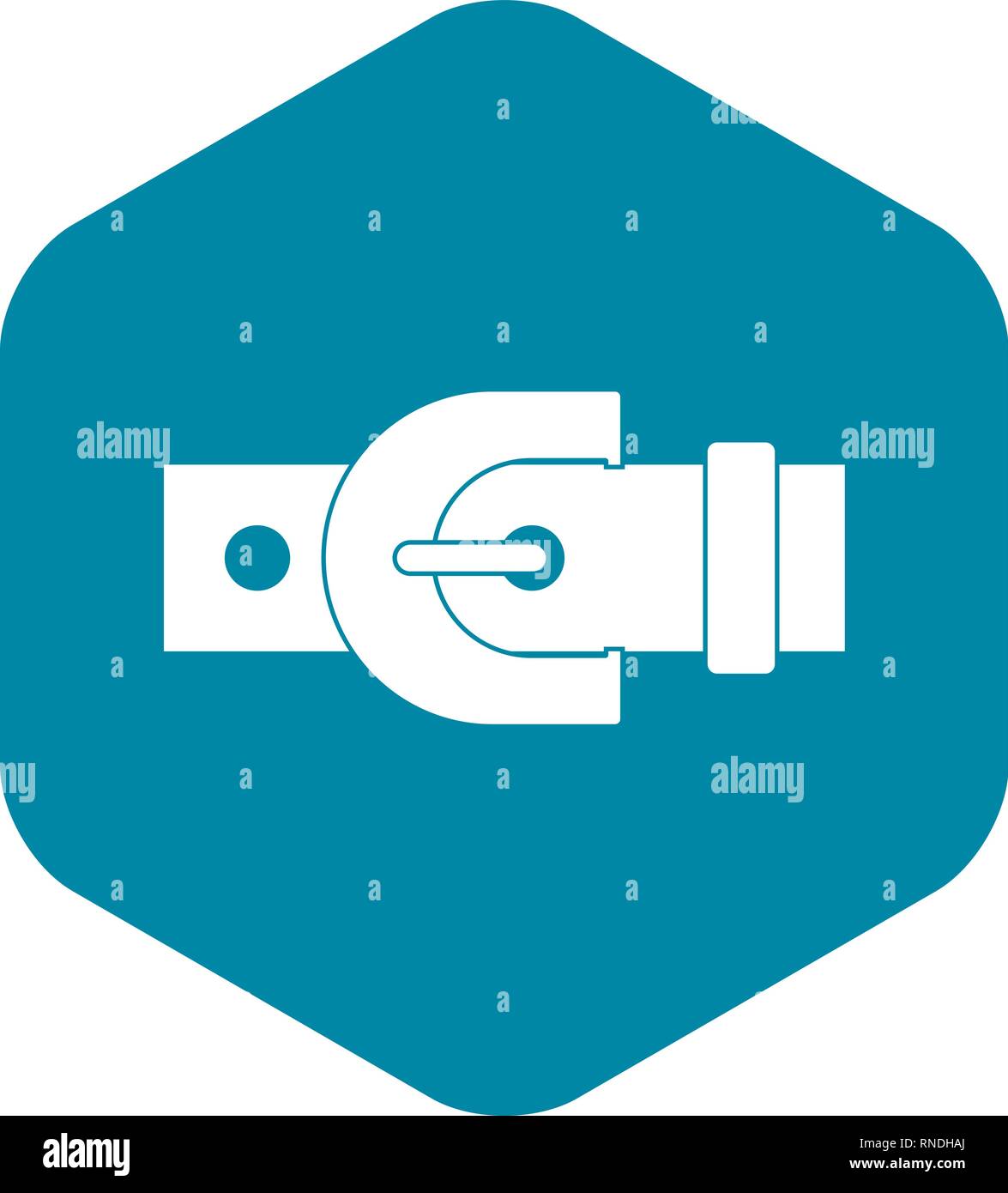 Buckle icon, simple style Stock Vector Image & Art - Alamy