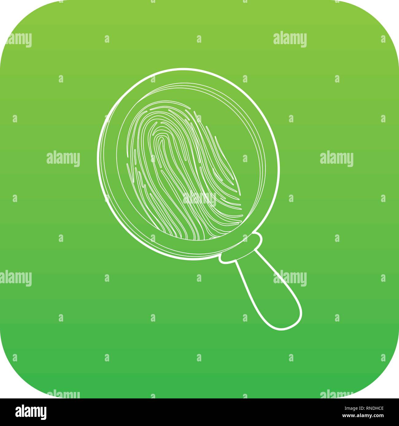 Magnify icon green vector Stock Vector Image & Art - Alamy