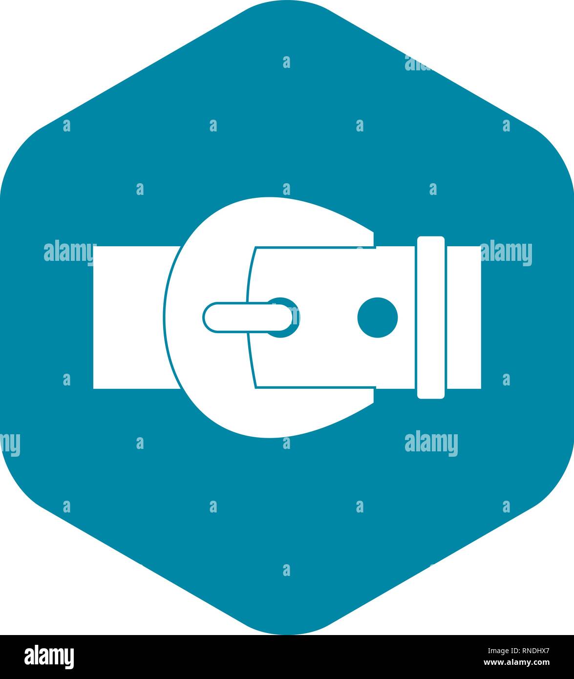 Buckle icon, simple style Stock Vector Image & Art - Alamy