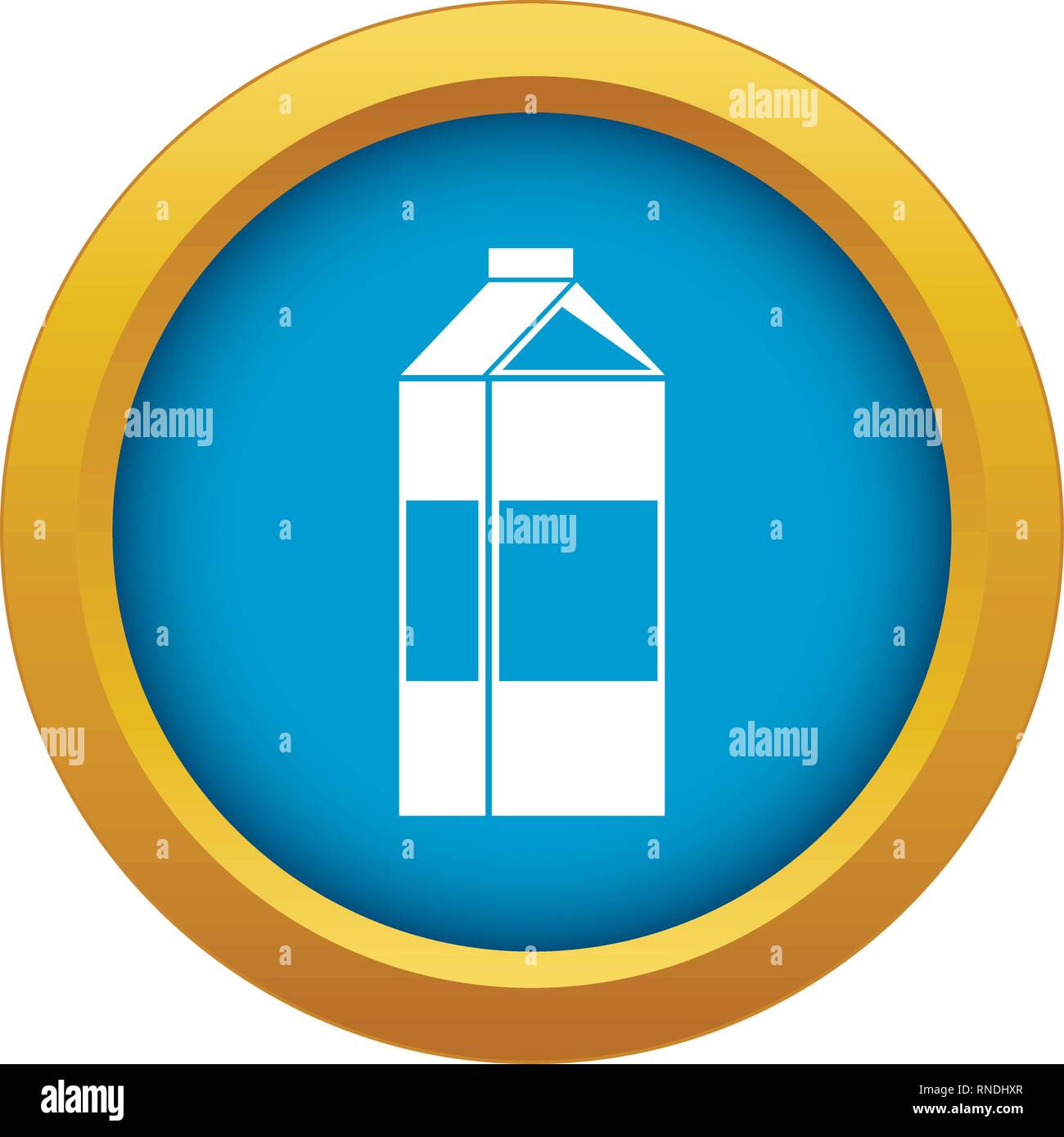 Milk icon blue vector isolated Stock Vector Image & Art - Alamy