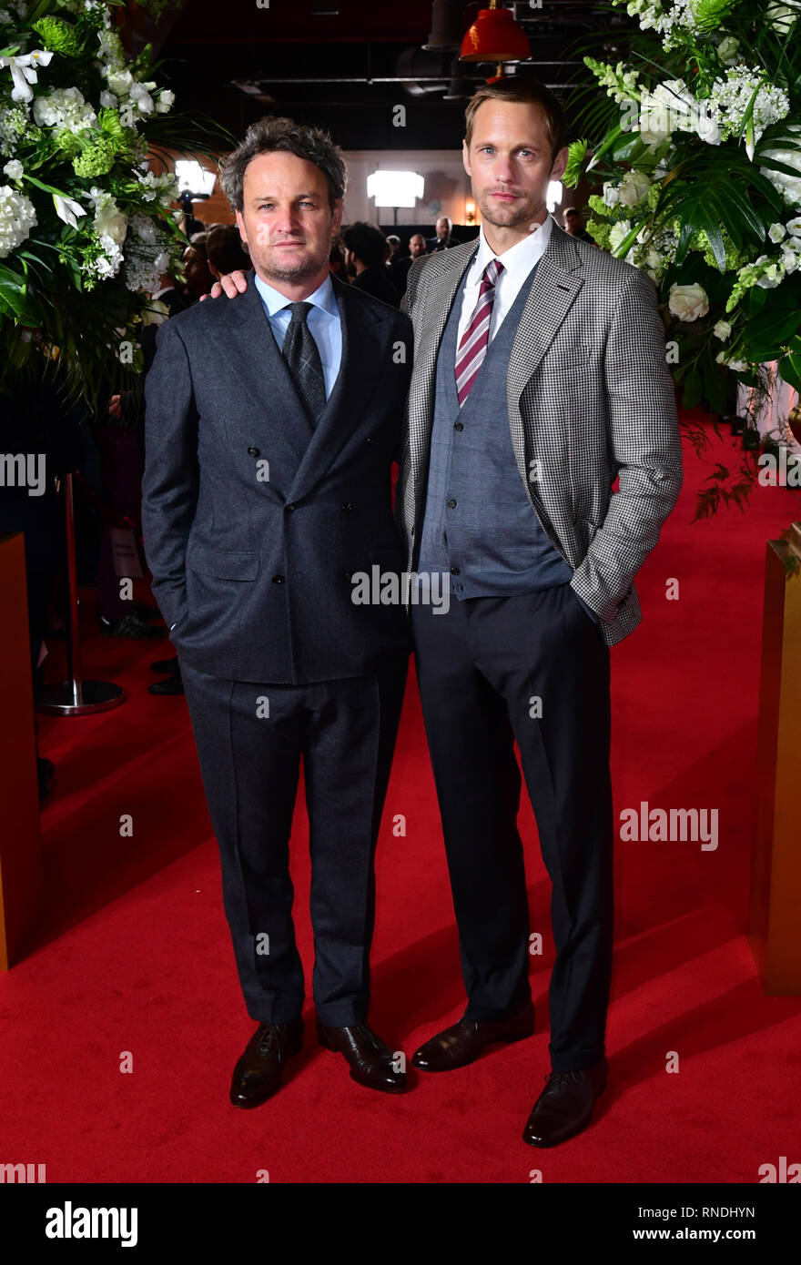 Jason Clarke and Alexander Skarsgard attending the world premiere of ...