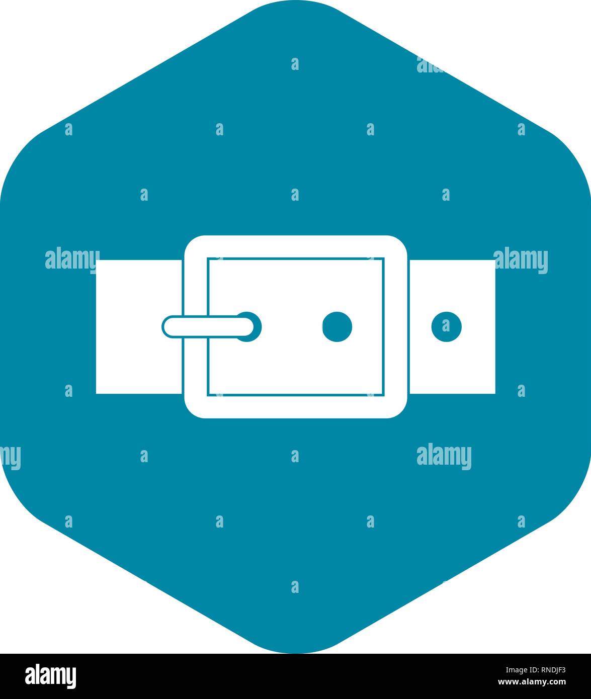 Black buckle belt icon, simple style Stock Vector Image & Art - Alamy