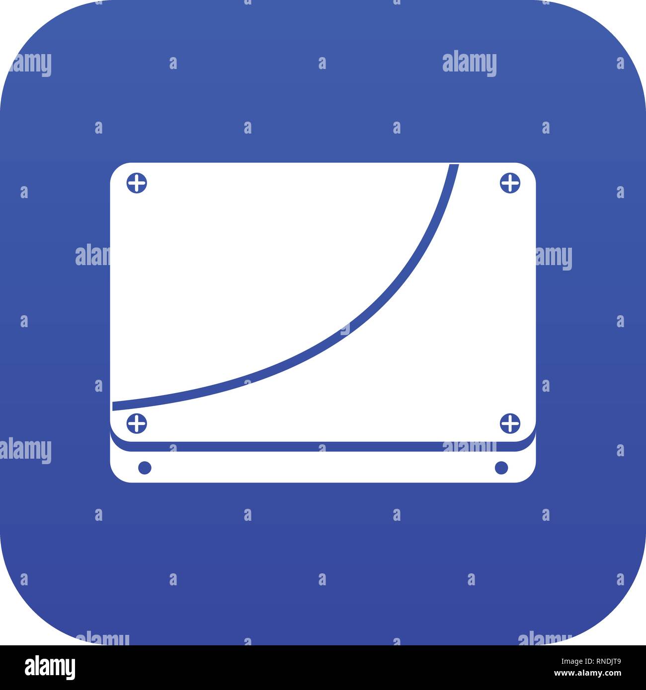 Database icon digital blue Stock Vector Image & Art - Alamy
