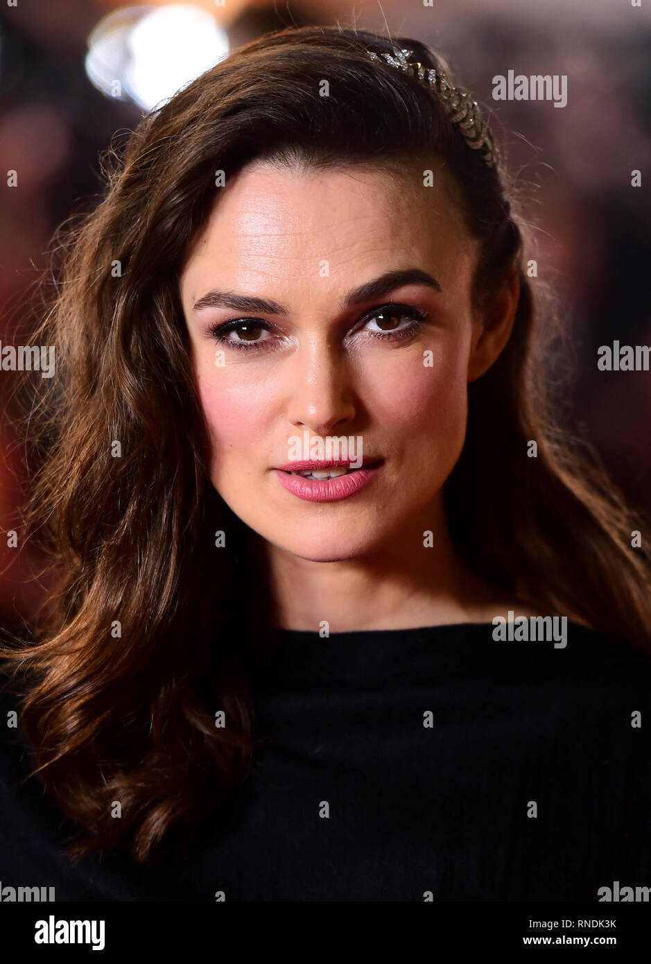 Kiera Knightley attending the world premiere of The Aftermath, held at ...