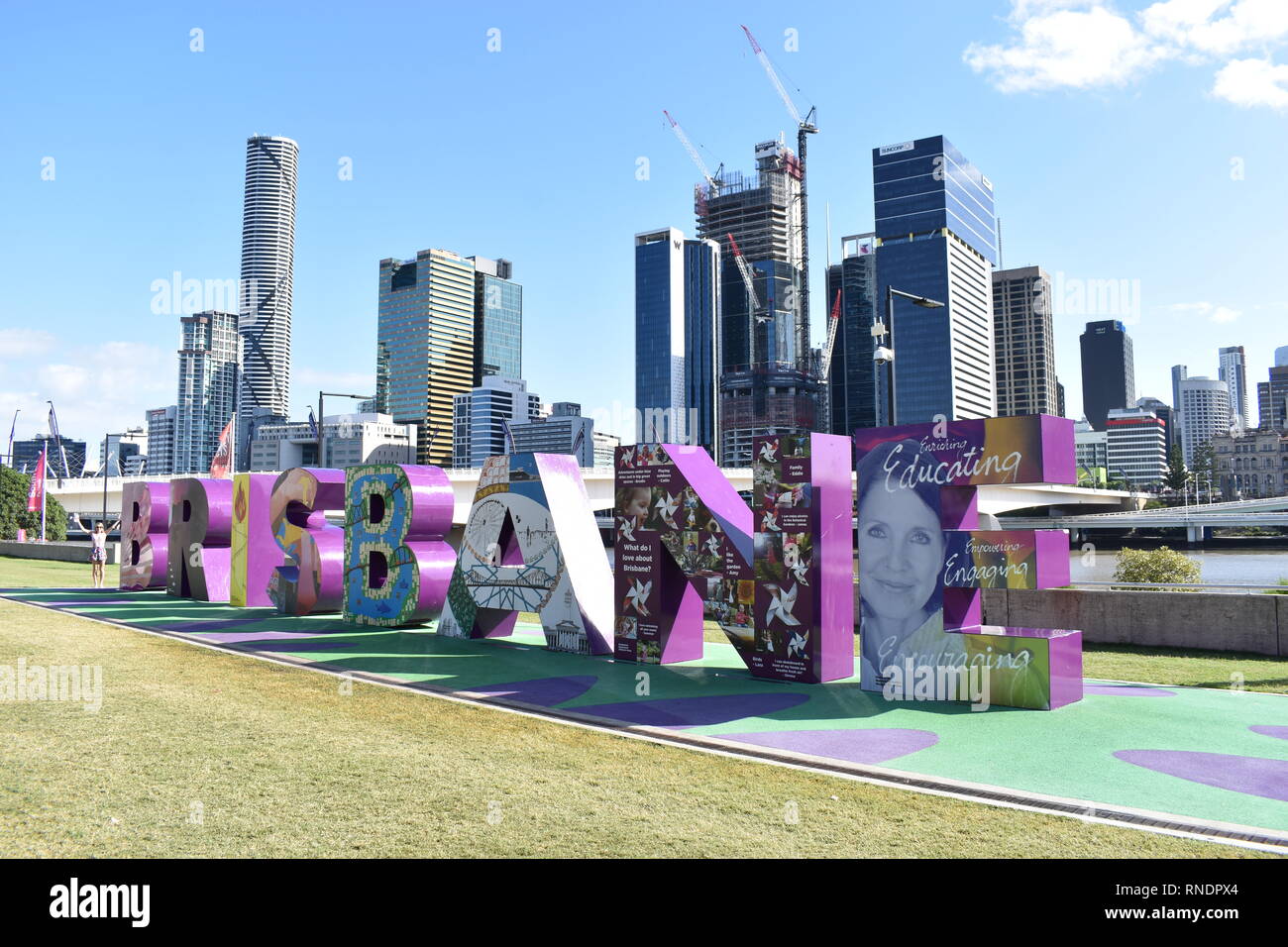Brisbane sign hi-res stock photography and images - Alamy