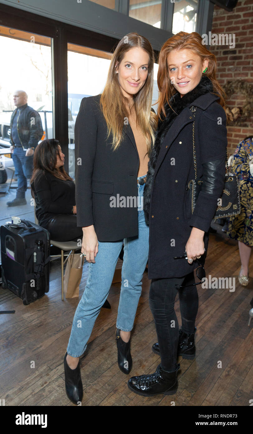 New York, NY - February 4, 2019: Schynaider Garnero, Cintia Dicker ...