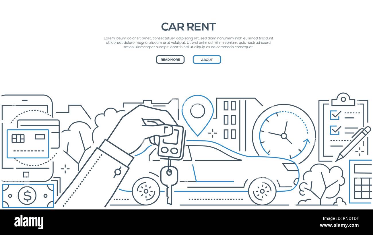 Modern white car Stock Vector Images - Alamy