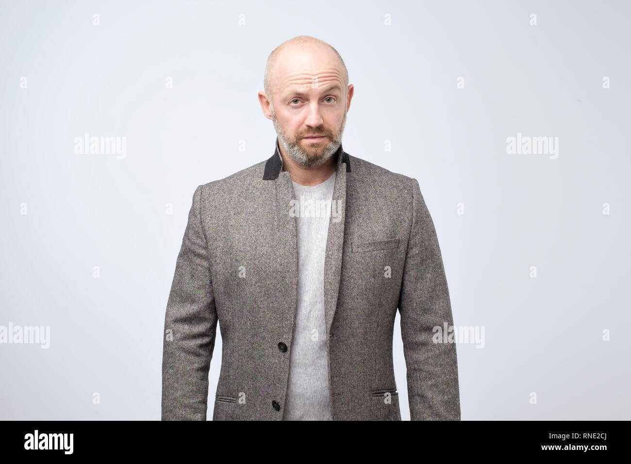 Blank stare man hi-res stock photography and images - Alamy