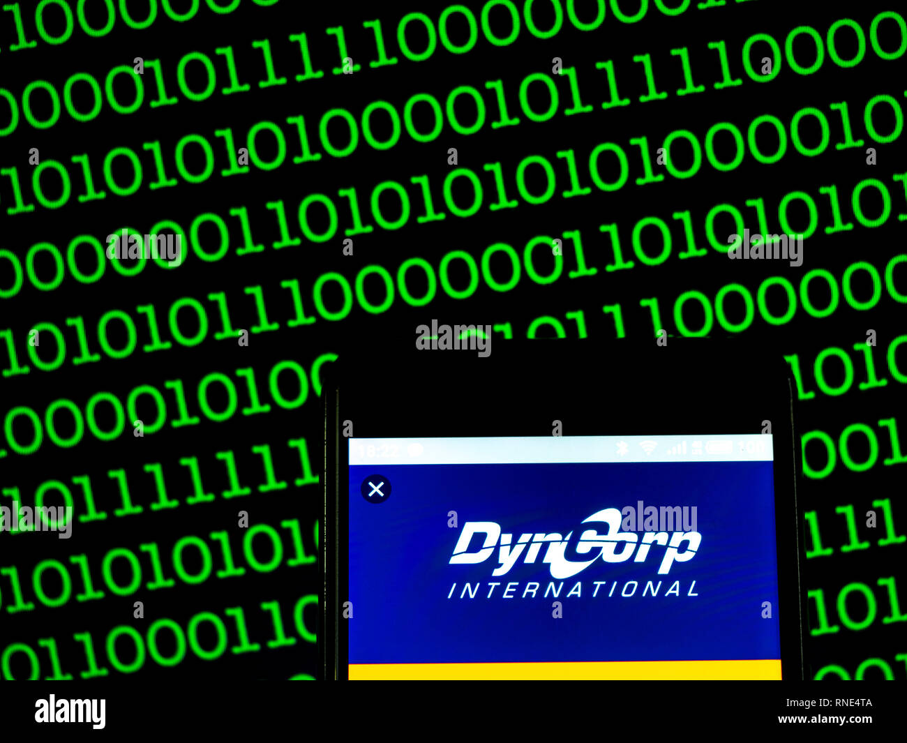 Dyncorp logo hi-res stock photography and images - Alamy