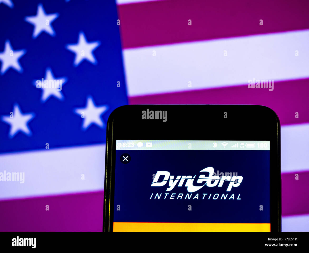 Dyncorp logo hi-res stock photography and images - Alamy