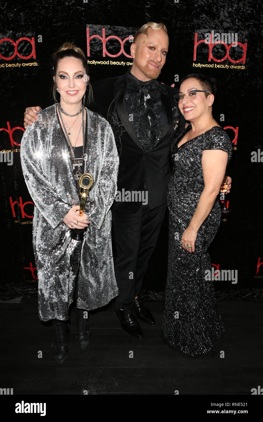 Hollywood, Ca. 17th Feb, 2019. Sarah Tanno, Gregory Arlt, Angela Levin ...