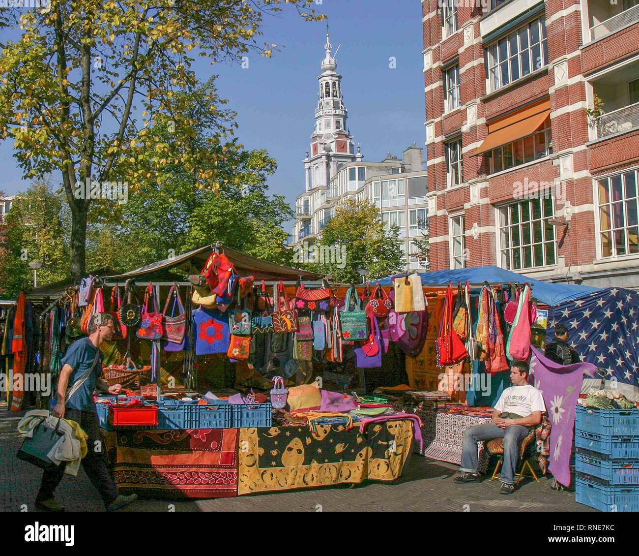 Amsterdam, The Netherlands. 10th Oct, 2005. The numerous stalls of the ...