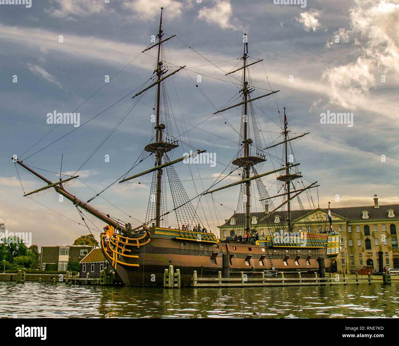 18th century ship storm hi-res stock photography and images - Alamy