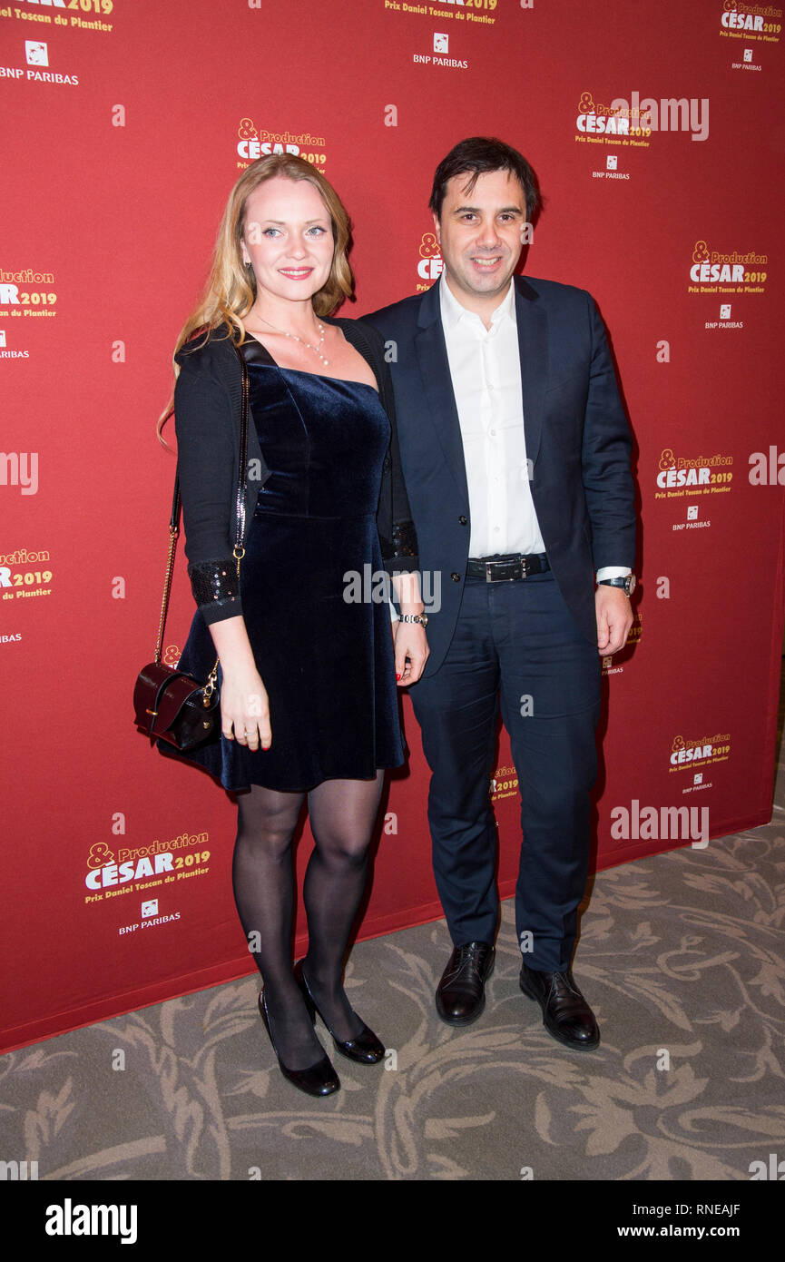 Elena Cosson and her husband Alex Cosson attends the Producer's Dinner ...