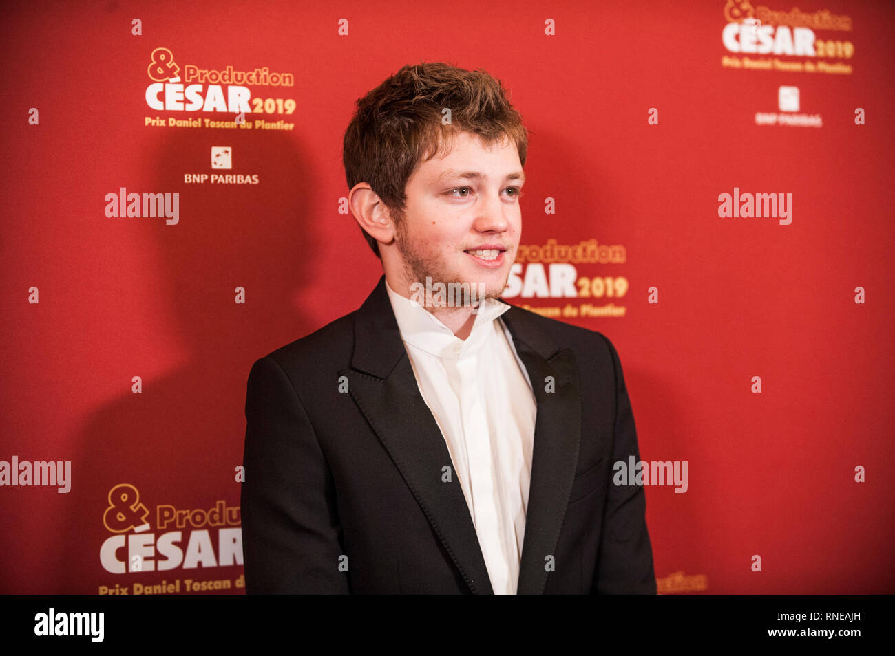 Anthony Bajon attends the Producer's Dinner Cesar 2019 held at Four ...