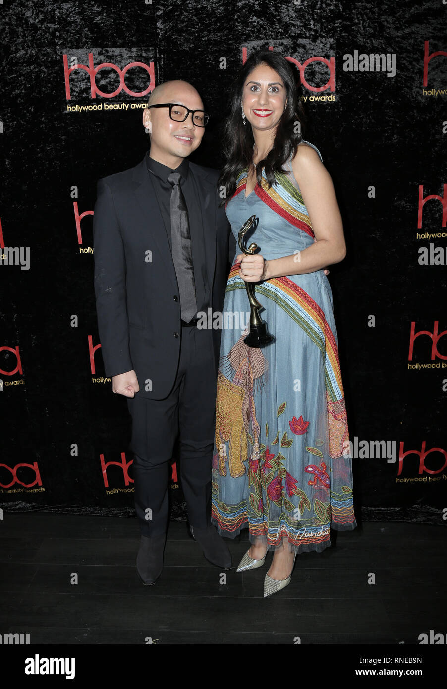 HOLLYWOOD, CA - FEBRUARY 17: Daniel Martin, Erum Chaudhry, at the 5th ...
