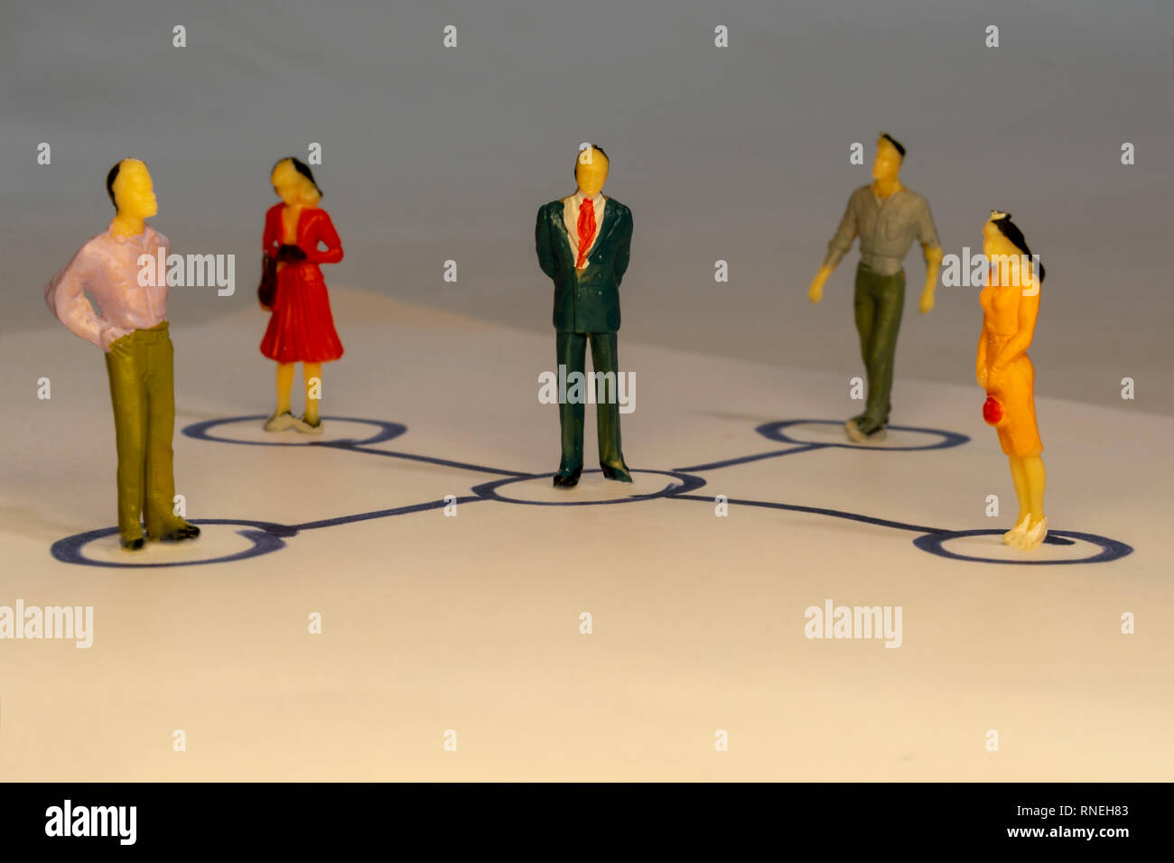 Concept networking teamwork information hi-res stock photography and ...