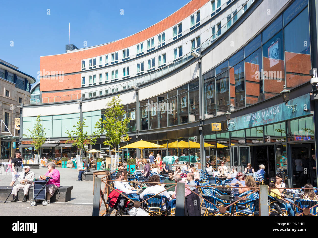 Trinity square Nottingham shopping dining and leisure area city centre ...
