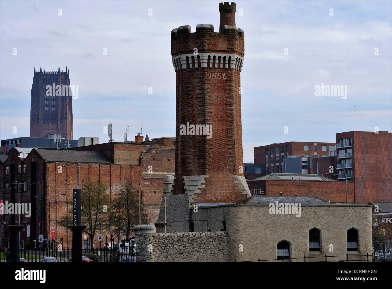 Hydraulic Tower, Gatekeepers Lodge, Wapping Dock, Liverpool Waterfront ...