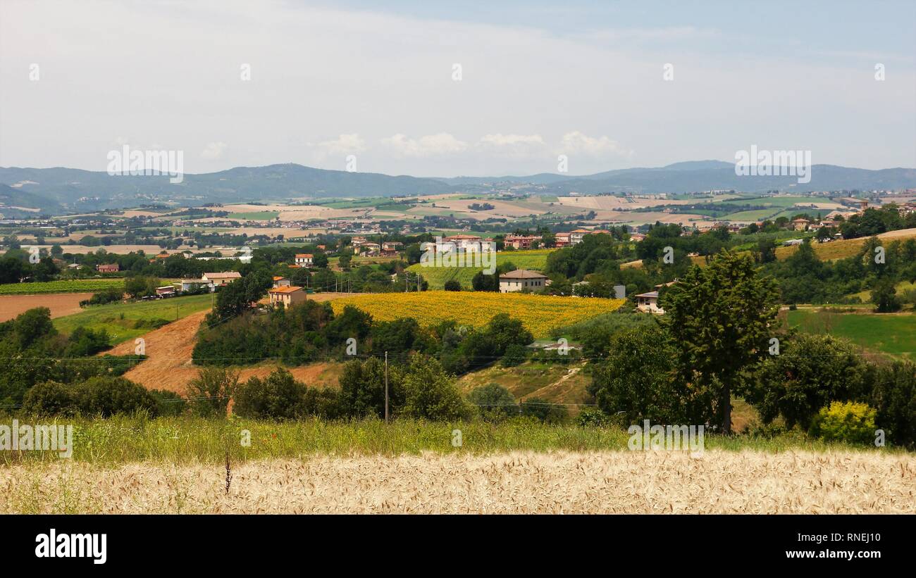Countryside Views of Umbria, Italy Stock Photo - Alamy