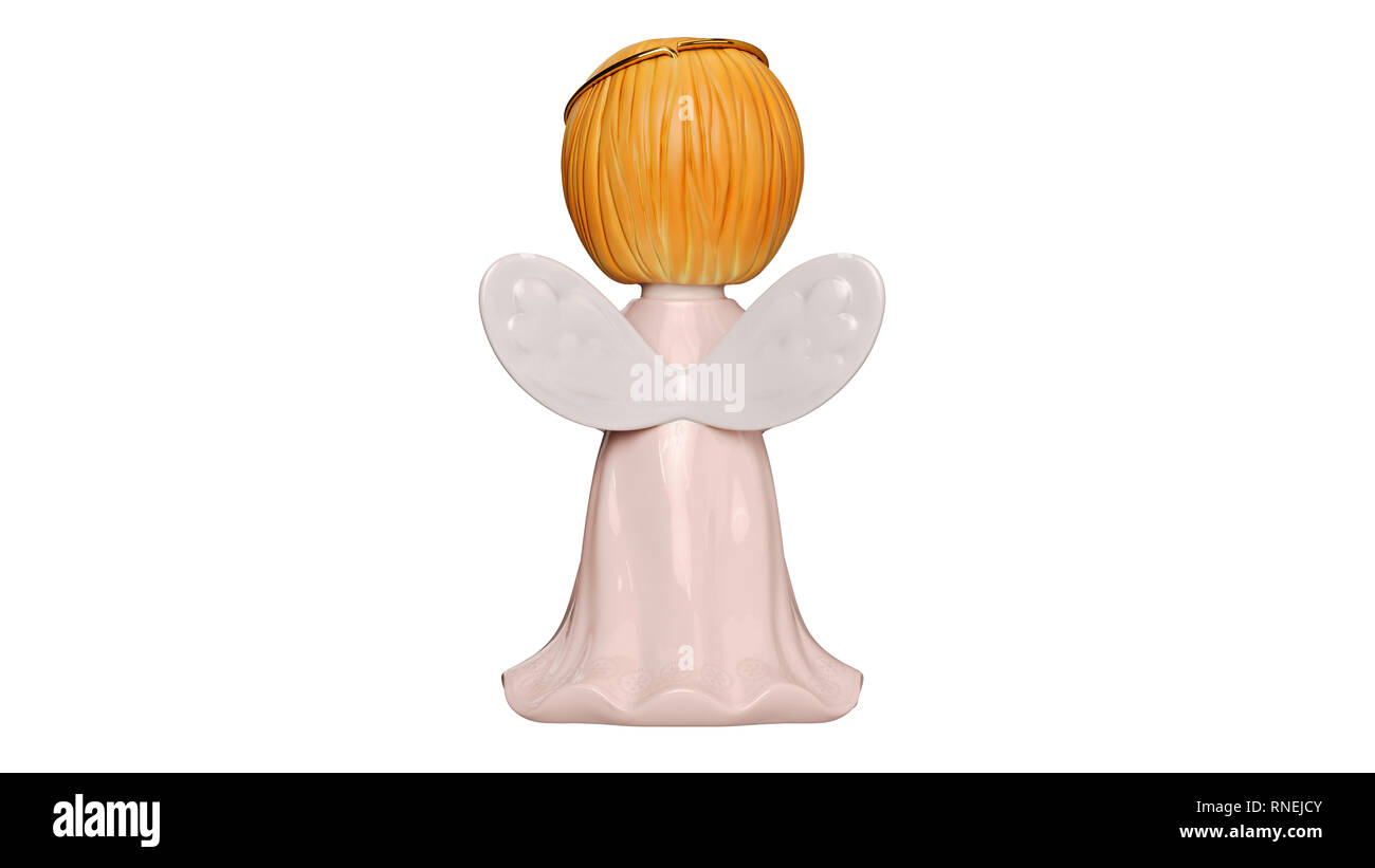 Back view of angel wings Cut Out Stock Images & Pictures - Alamy