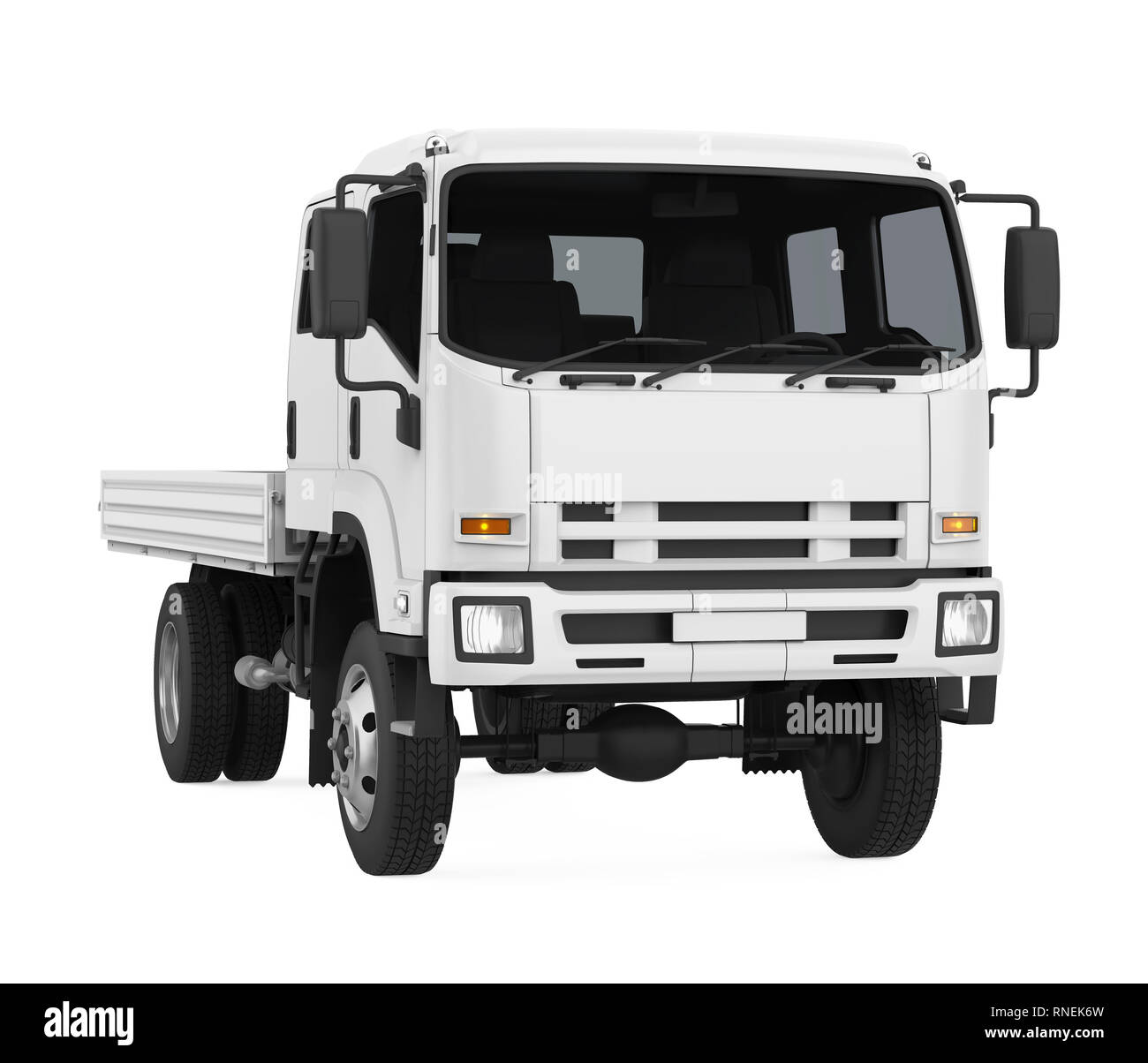 Dropside Truck Isolated Stock Photo - Alamy