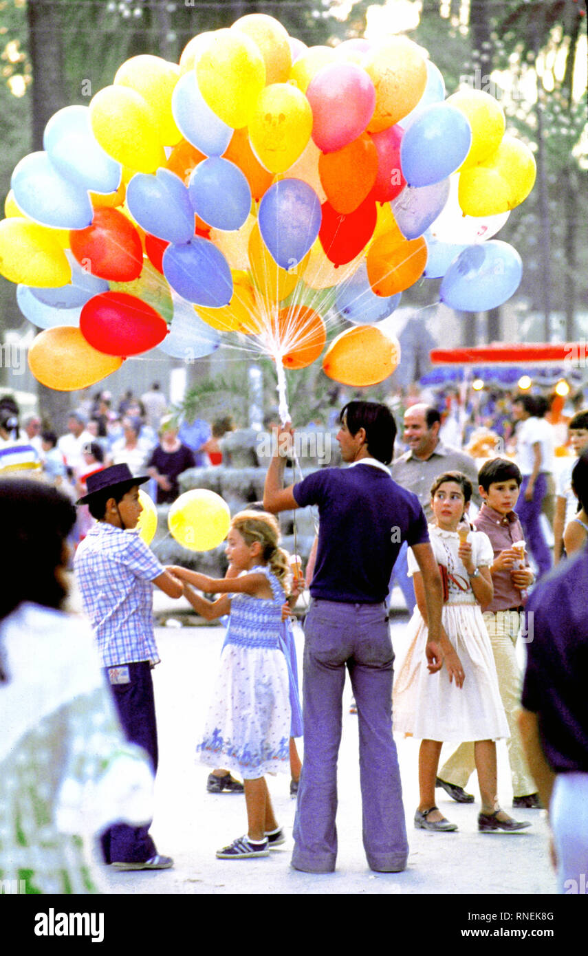 1980s man selling balloons hi-res stock photography and images - Alamy