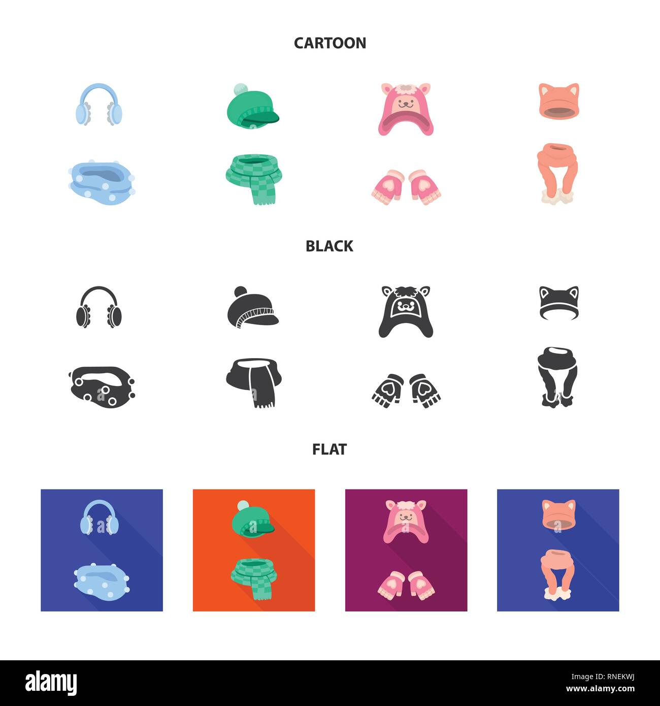 Vector illustration of clothes and texture icon. Collection of clothes ...