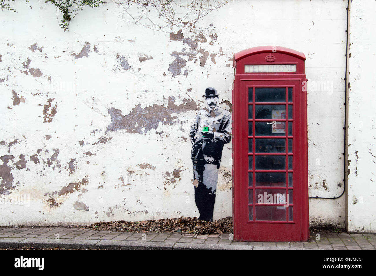 Banksy Telephone Booth