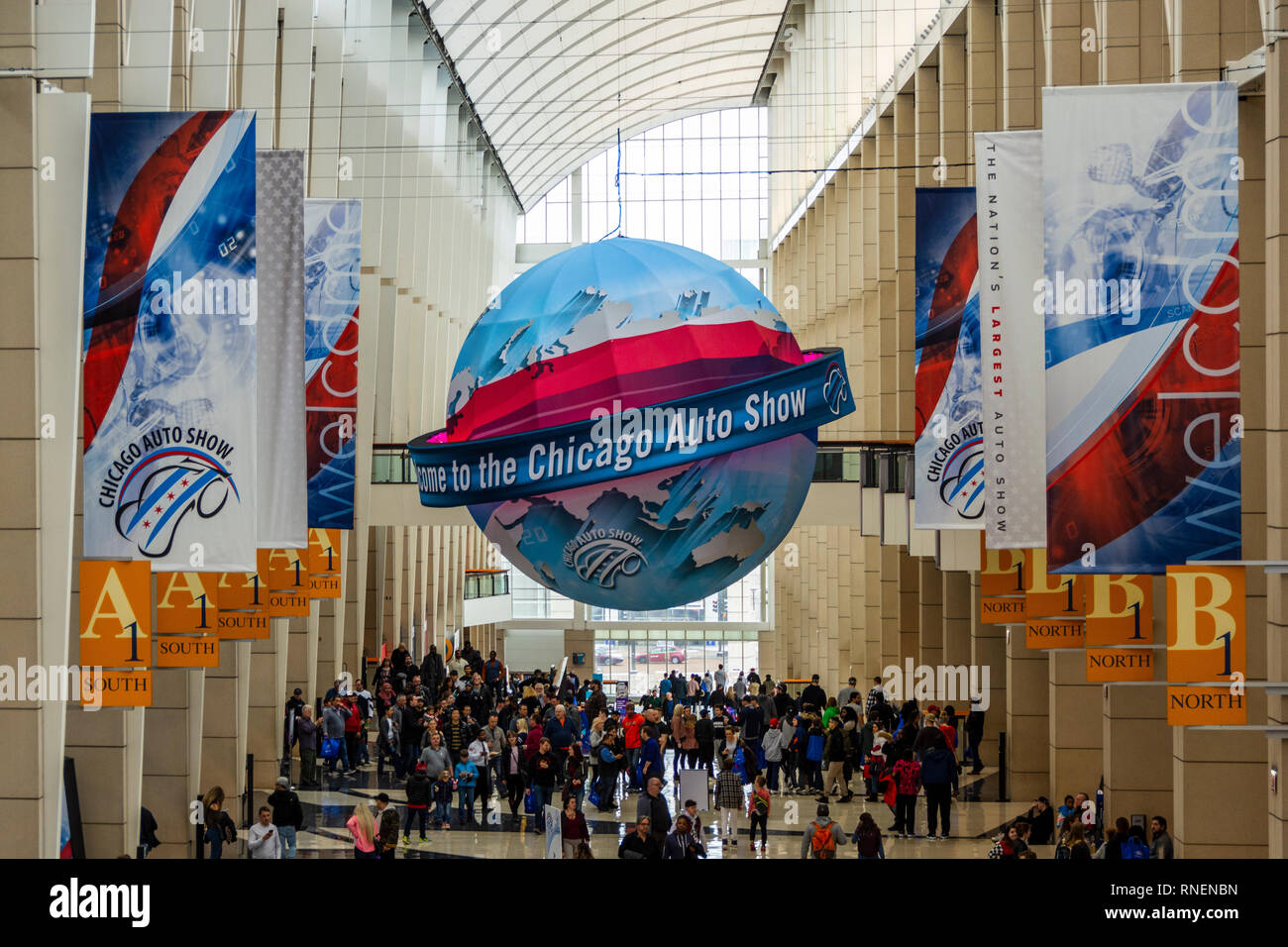Welcome to the chicago auto show hi-res stock photography and images ...