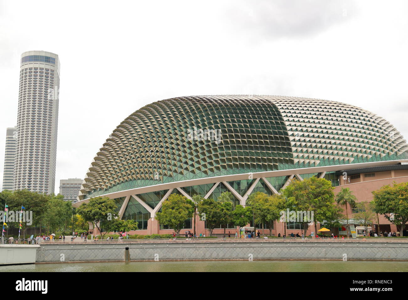 Singapore's Esplanade Concert Hall Stock Photo - Alamy