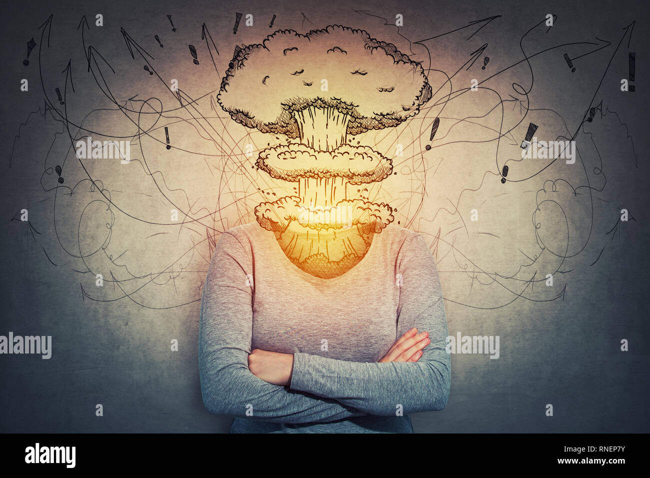 Overthinking Head Explosion