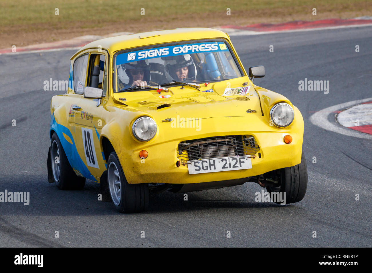 Ford anglia historic race car hi-res stock photography and images - Alamy