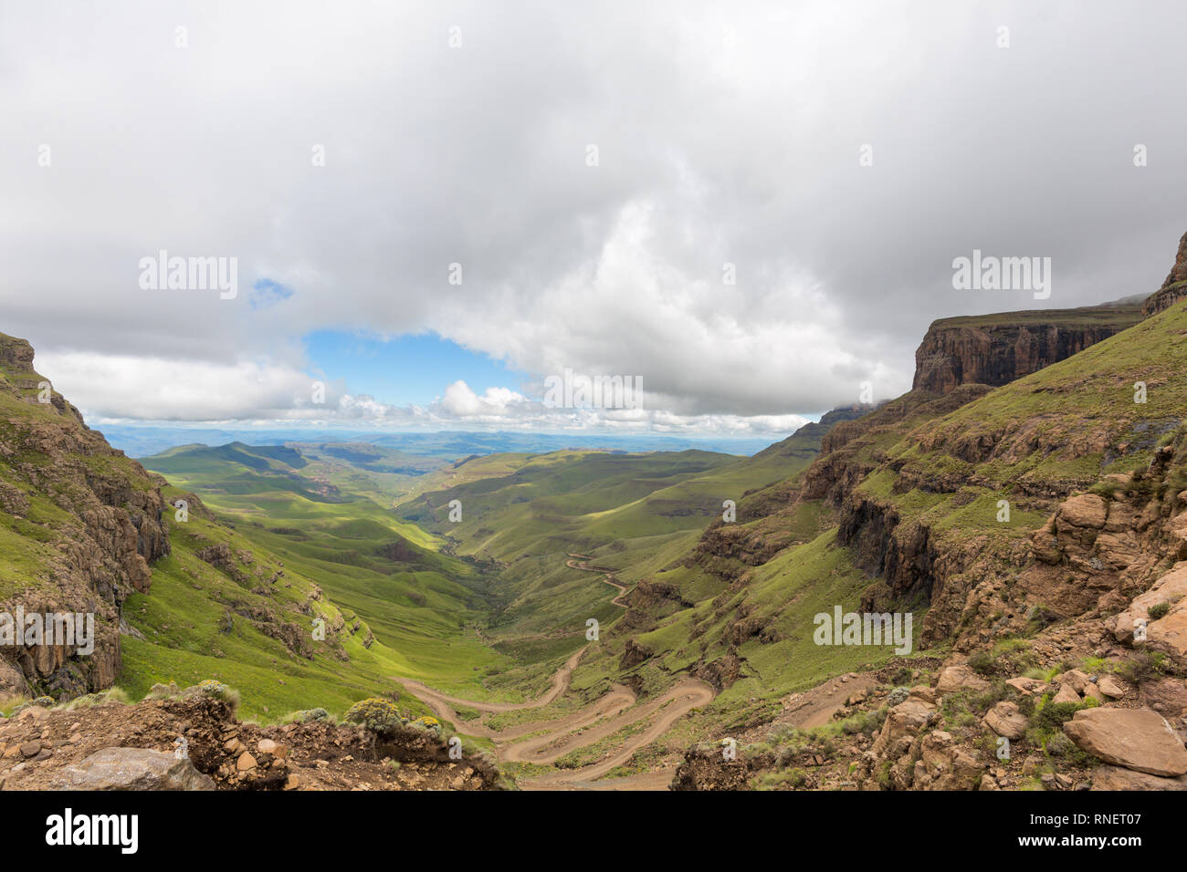 Top of Sani Pass Stock Photo - Alamy
