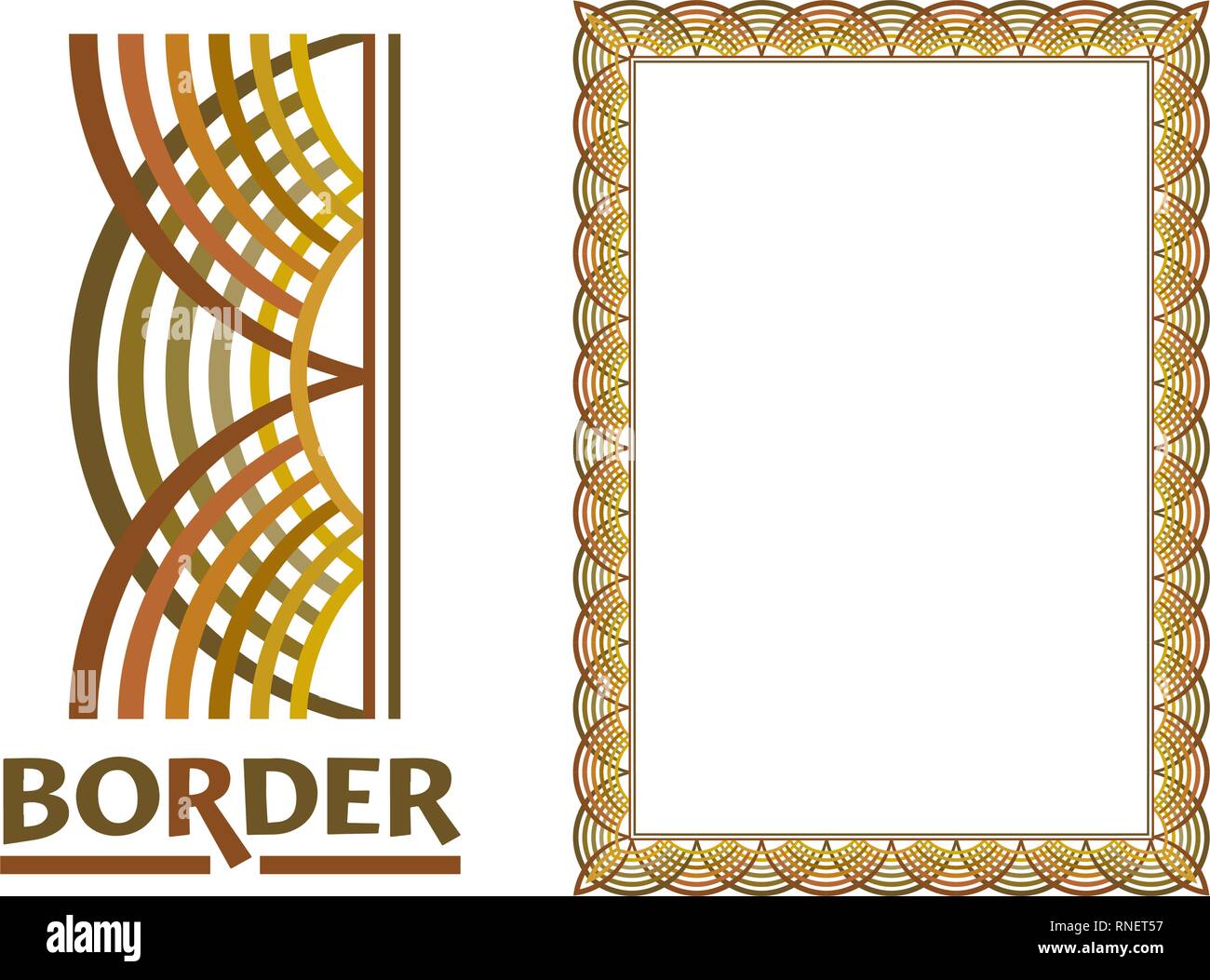 Old World Borders Vector - Tiled frame in plant leaves and flowers ...