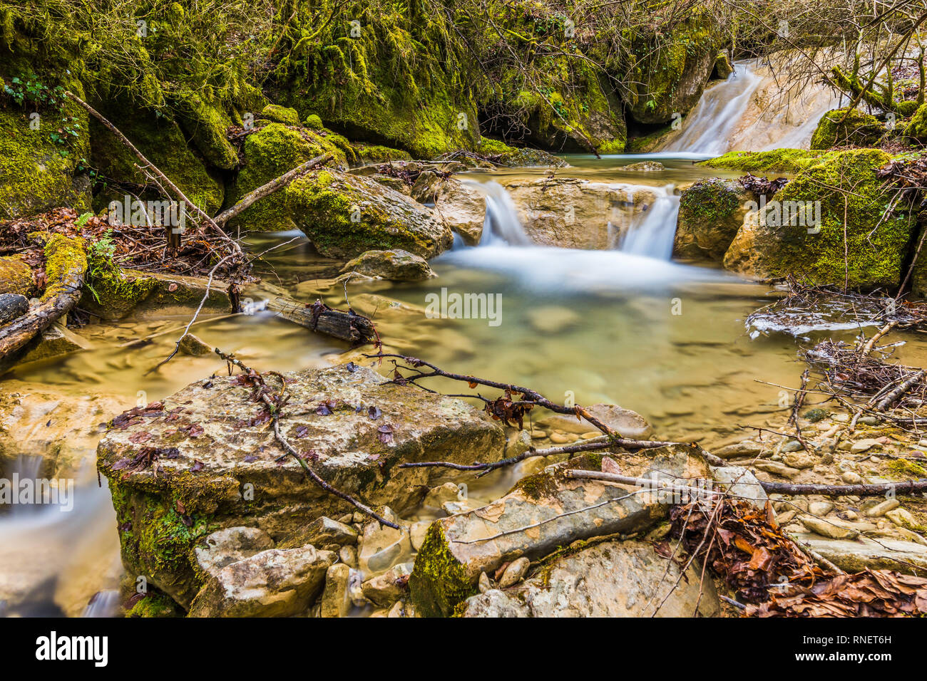 Beautiful stream of water Stock Photo - Alamy