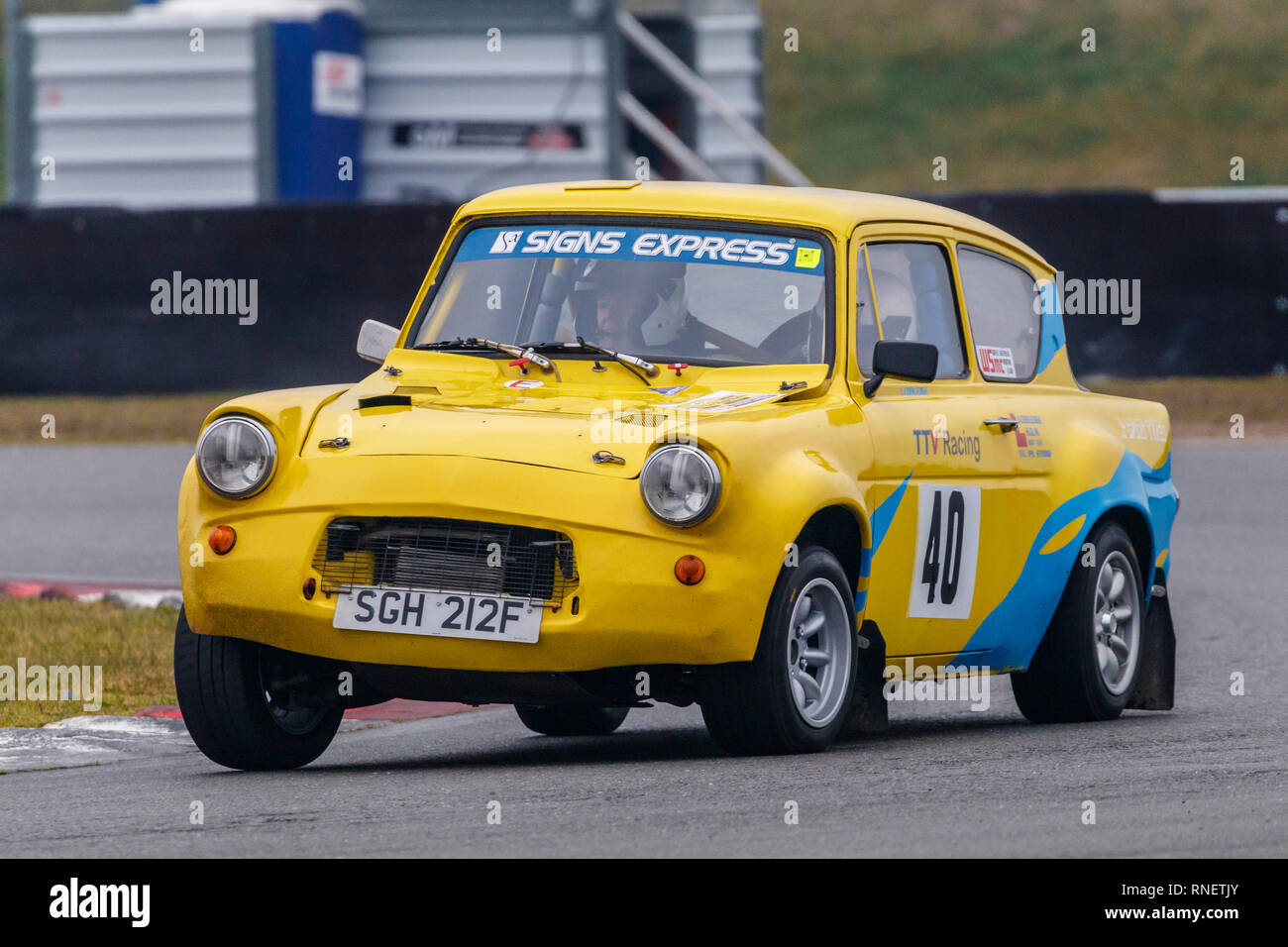 Ford anglia historic race car hi-res stock photography and images - Alamy